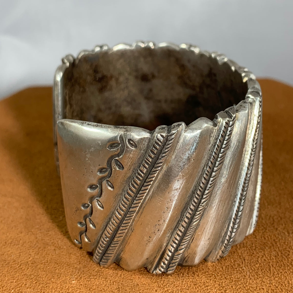 Thick Silver Band Cuff by Jock Favour – Ortega's on the Plaza Santa Fe